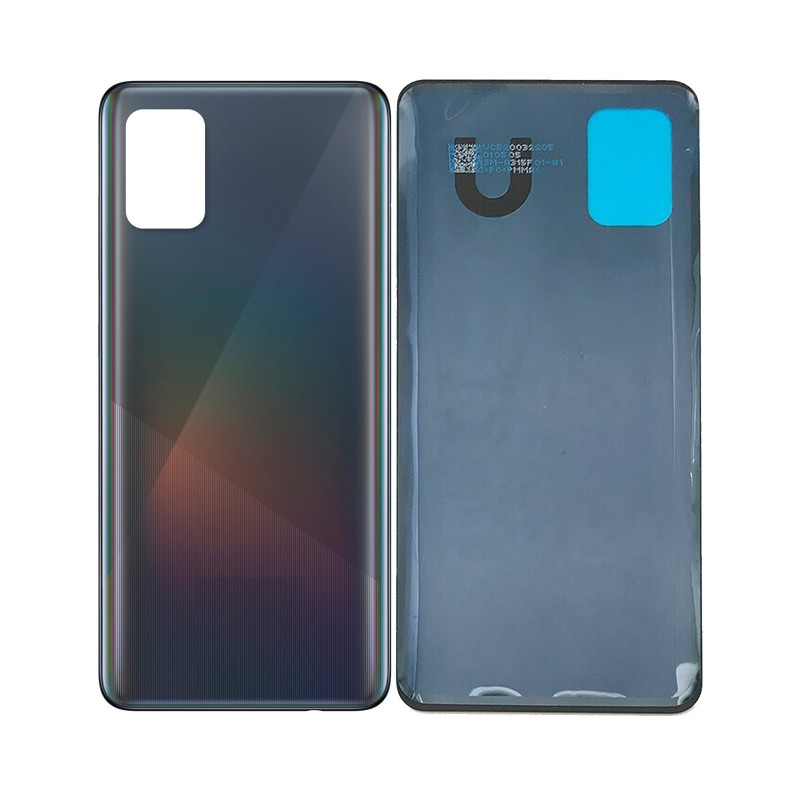 Samsung Galaxy A71 Back Glass Replacement with Camera lens (Black)