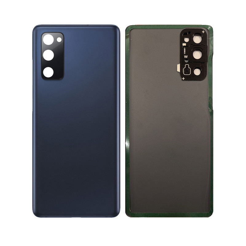 Samsung Galaxy S20 FE Back Glass Replacement with Camera lens (Blue)